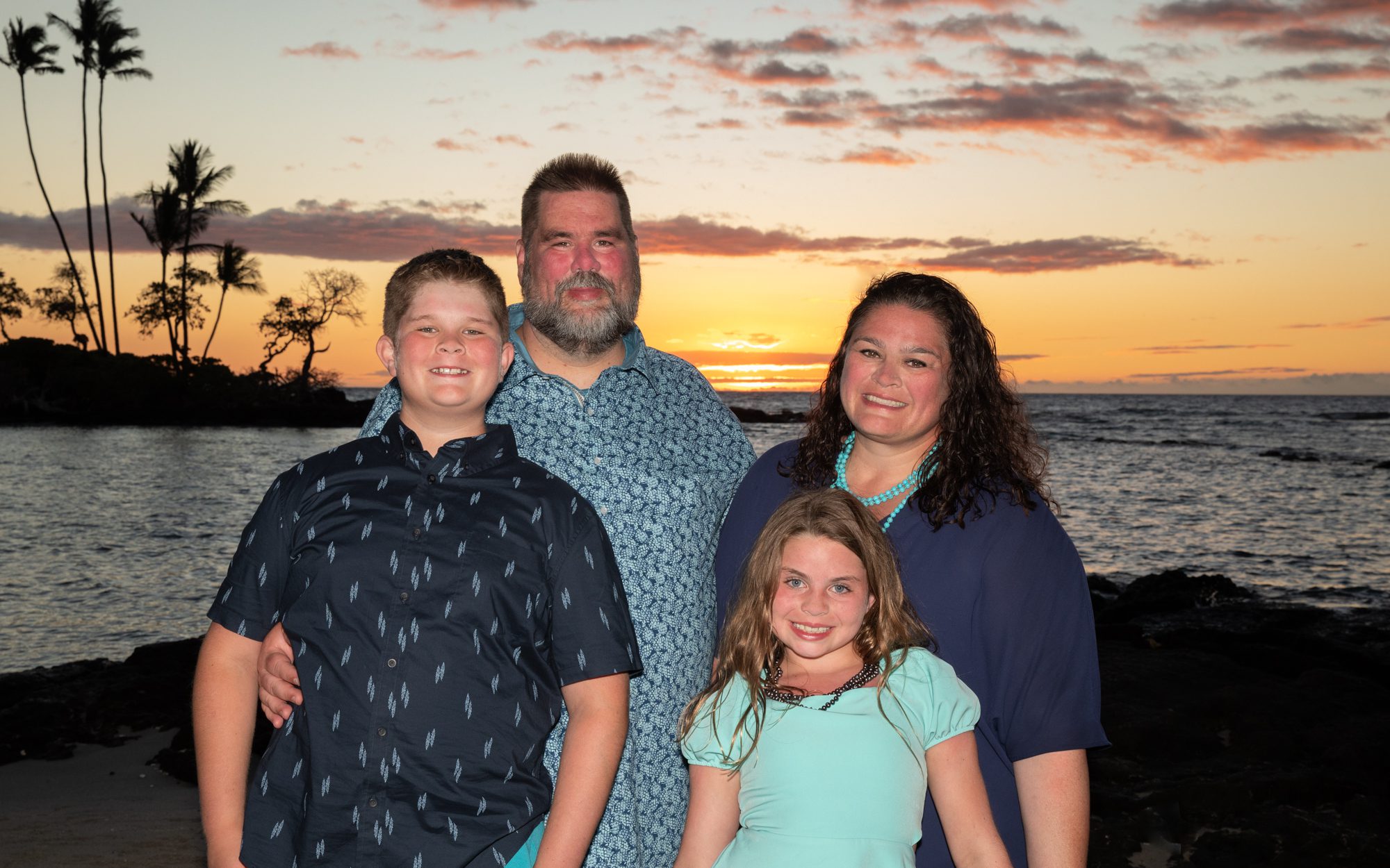 The Zeitner Family, Fairmont Orchid - Pauoa Bay - Kona family and ...
